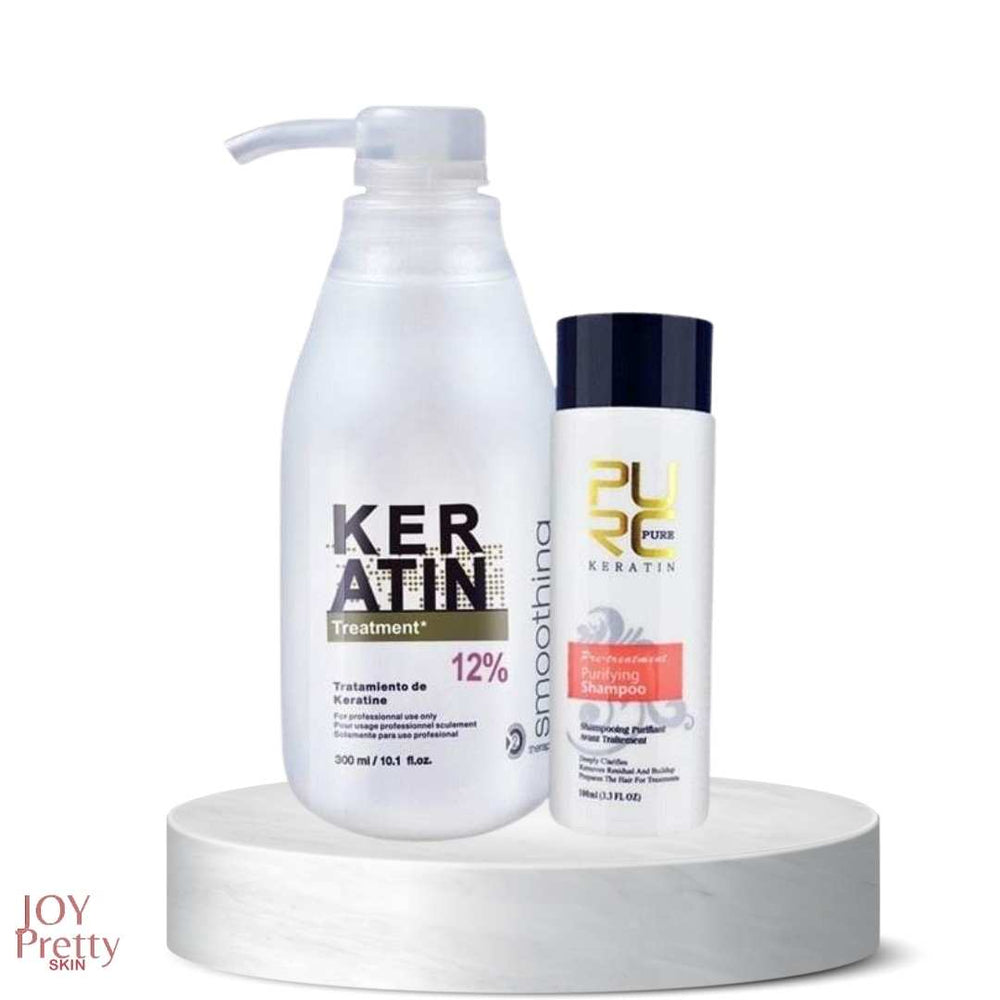 At Home Keratin Treatment Kit With Shampoo - JoyPretty Skin